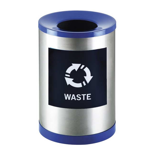 Recycling Bin Stainless Steel – Includes Lid And Base – Includes ...